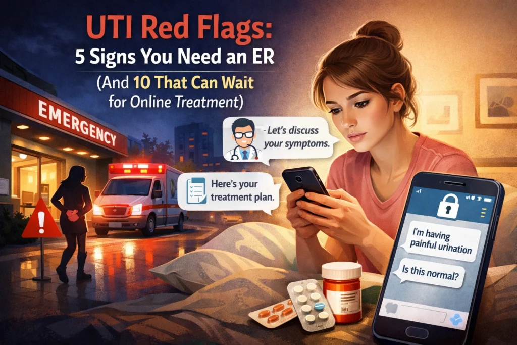 UTI Red Flags: 5 Signs You Need an ER (And 10 That Can Wait for Online ...